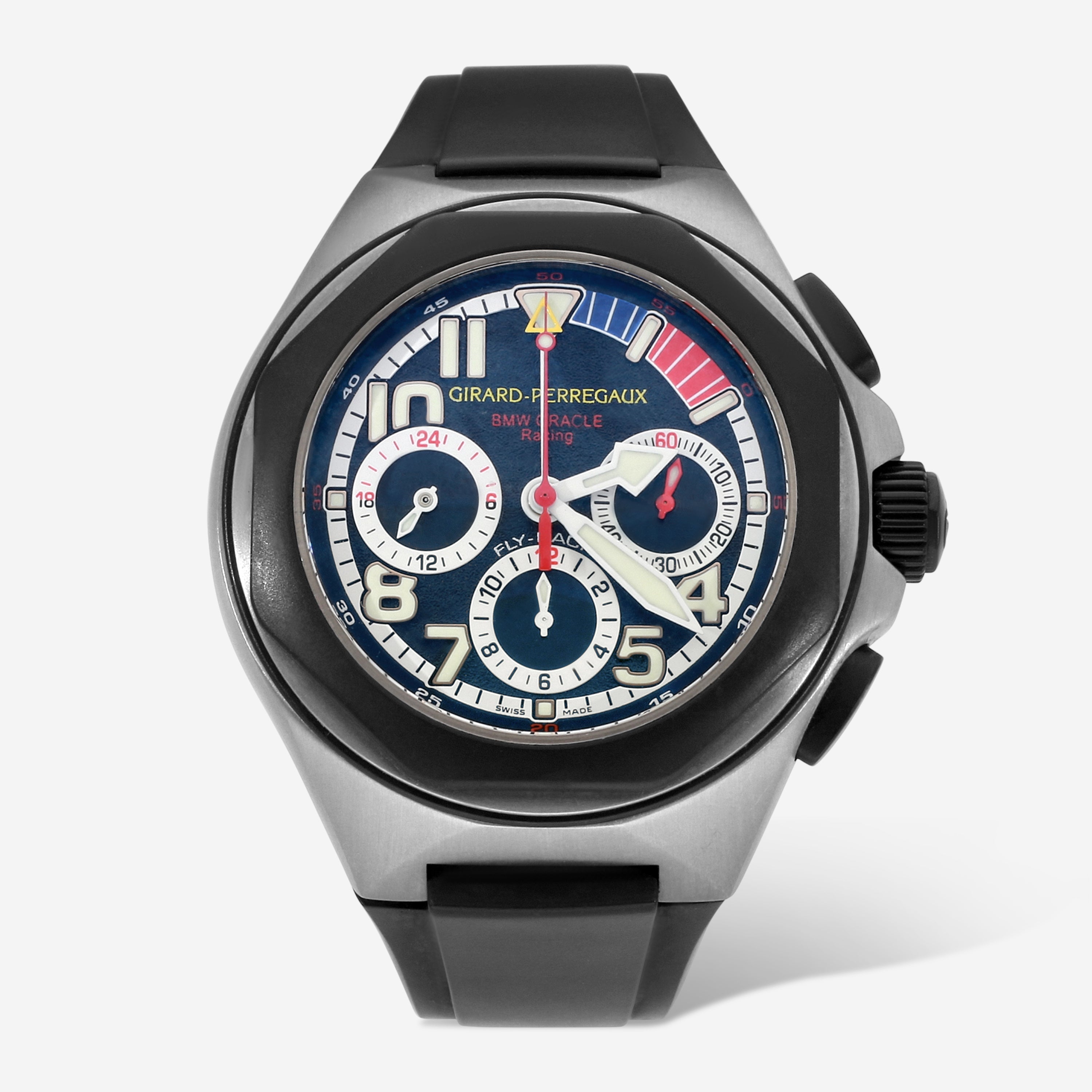 Girard Perregaux BMW Oracle Racing Titanium Automatic Men's Watch 80175 ...